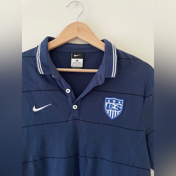 Nike | Shirts | Navy Blue Team Usa Nike Soccer Polo | Poshmark
